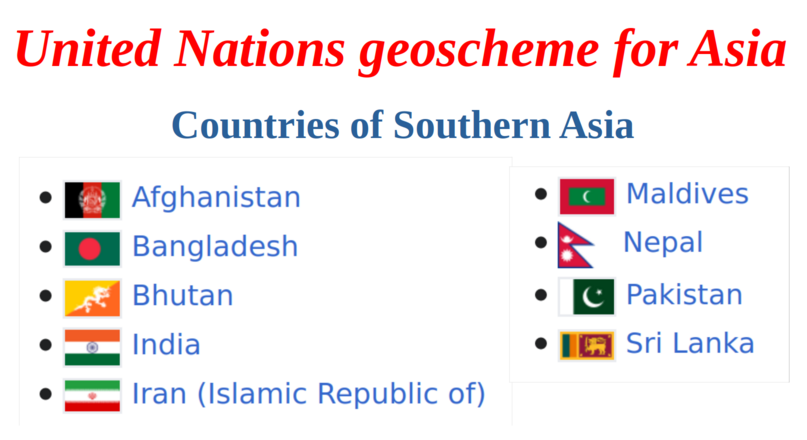 Southern Asia - AsiaAsia